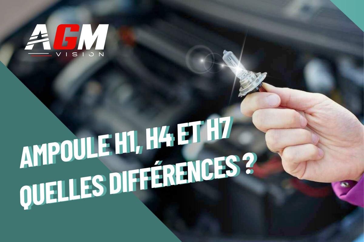 What are the differences between H1, H4 and H7 bulbs?