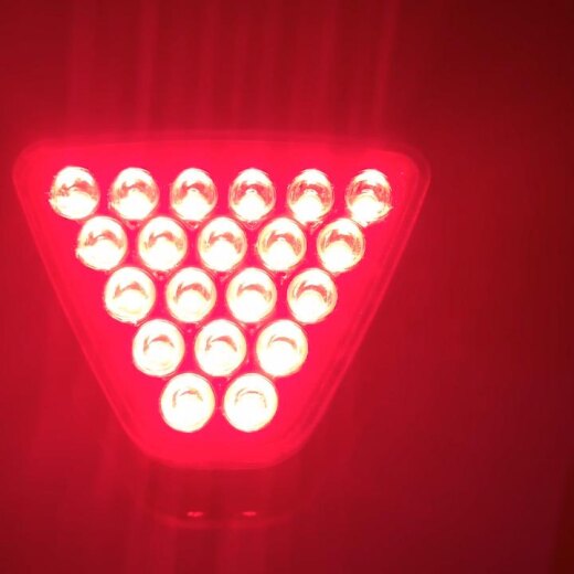 Powerful Strobe Stop Light - Red Triangle
