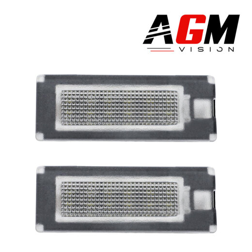 Kit 2 LED License Plate Lighting Modules Fiat - Type 3