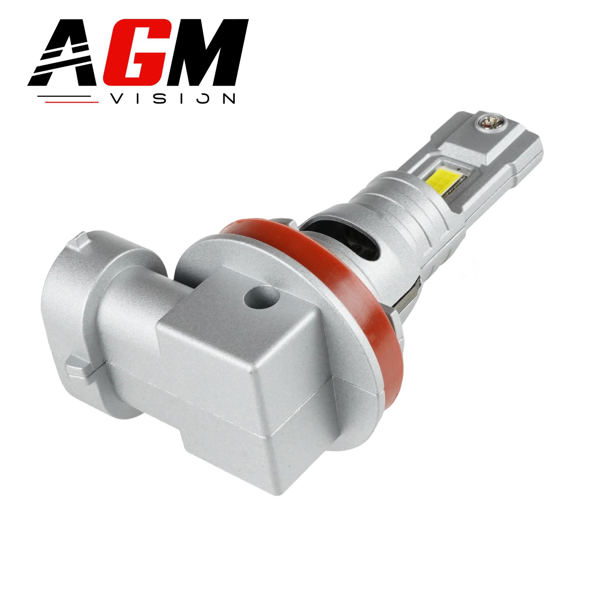 Vintage GTS H8 LED bulb yellow 3000k, ventilated and powerful - Motorcycle